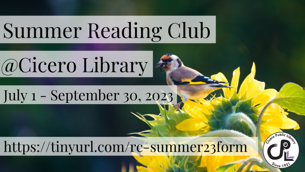Adult Reading Club - Cicero Public Library